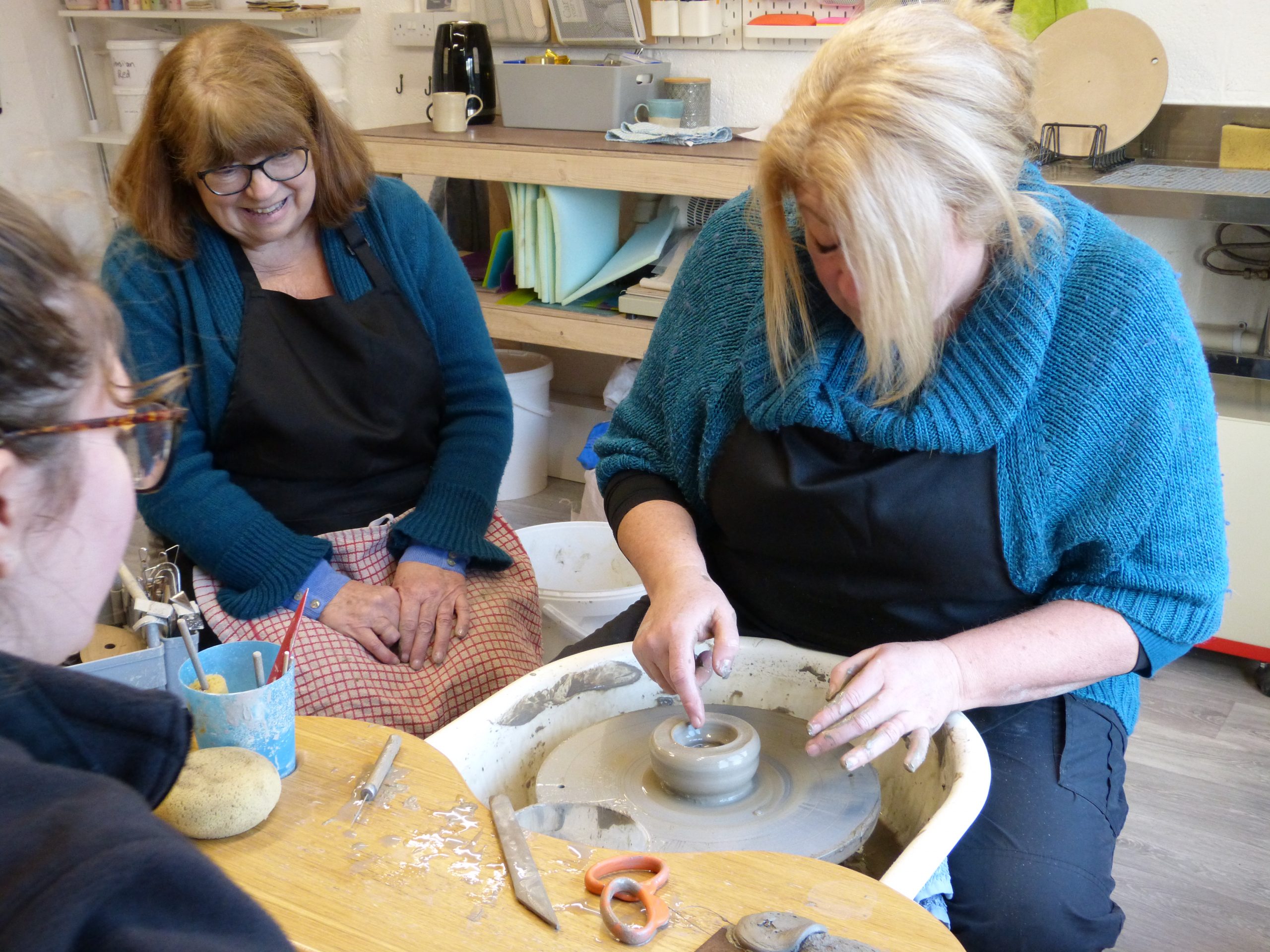 Group Handbuilding & Throwing Experience - Beacons Pottery